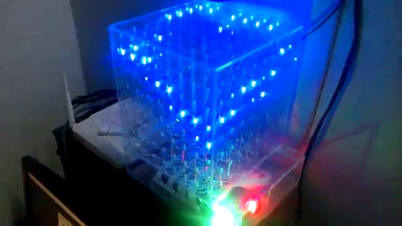 Led Cube 8x8x8 demo - YouTube