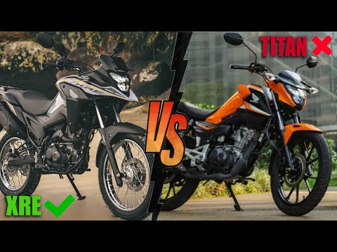 Comparativo XRE 190 e TITAN 160 2025 *Melhor vídeo para quem quer comprar*
