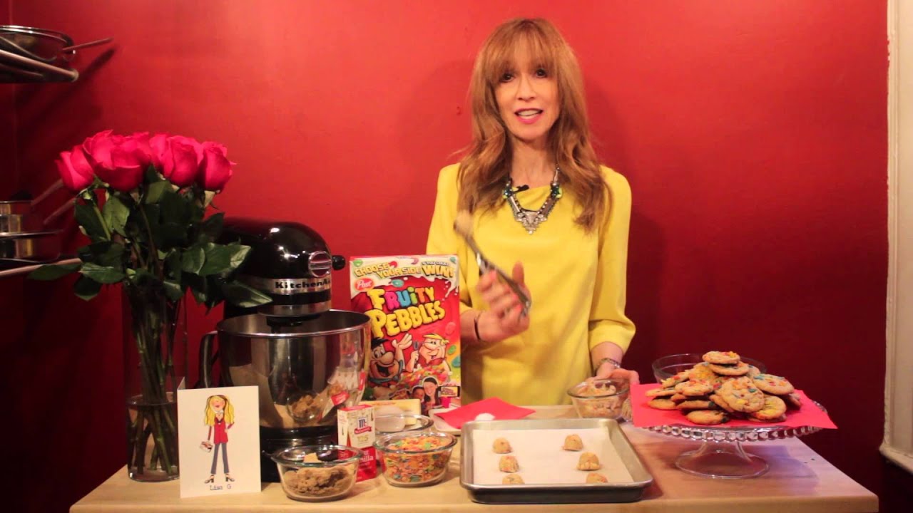 Lisa G. Love & Cookies/ Fruity Pebbles Cookies - YouTube