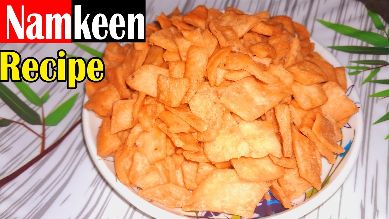 Namkeen recipe | Crispy Namkeen Recipe | मायदा की कुरकुरी नमकीन |how to ...