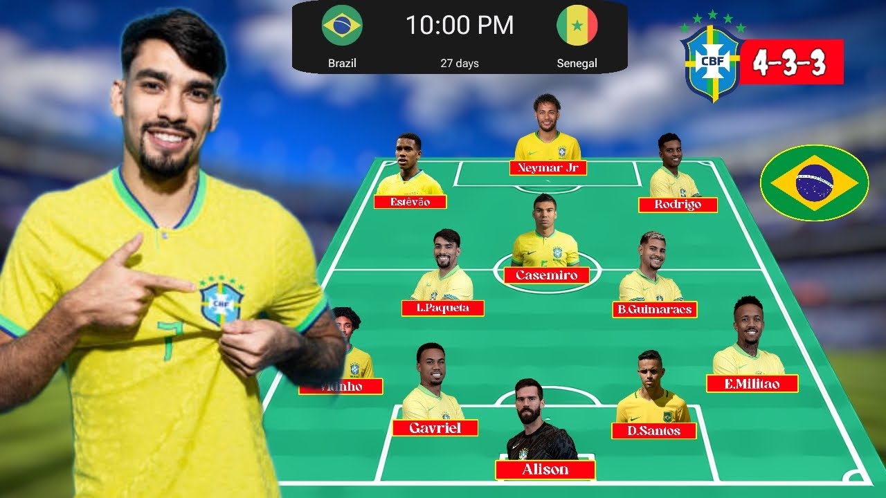 Brazil Vs Senegal 2025 Lucas Paqueta Will Join Brazil Squad Confirmed ...