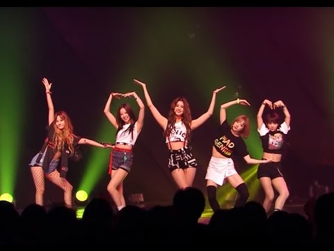 EXID L.I.E All the funny/random part on stage