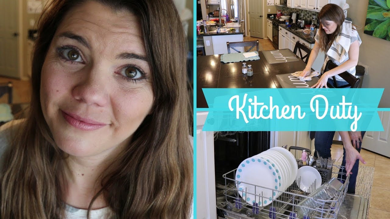 KITCHEN DUTY SPEED CLEANING ROUTINE | CLEAN WITH ME - YouTube
