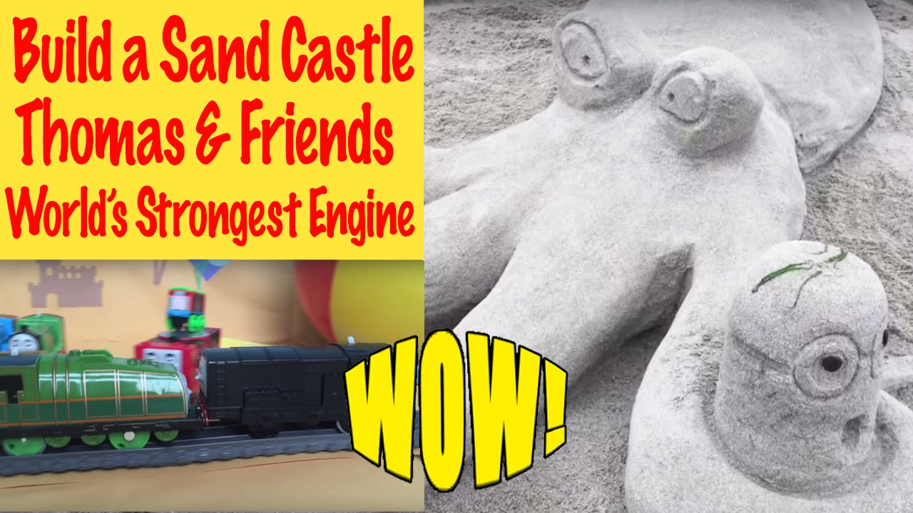 Thomas and Friends Minis Build a Sand Castle - World's Strongest Engine ...