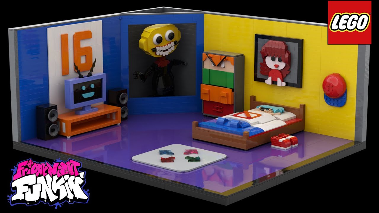 Friday Night Funkin Boyfriend's Room | Boyfriend, Pico, Hex, Lemon ...