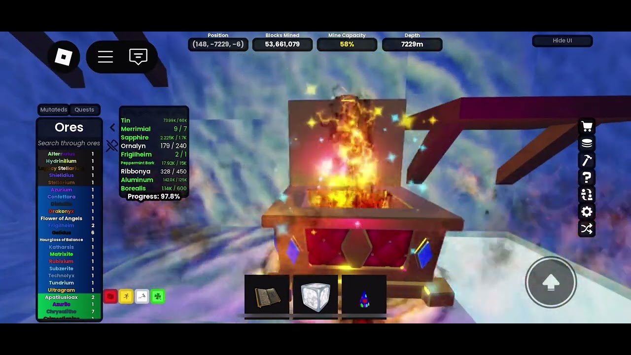 Roblox go mining sovereignty first encounter - YouTube