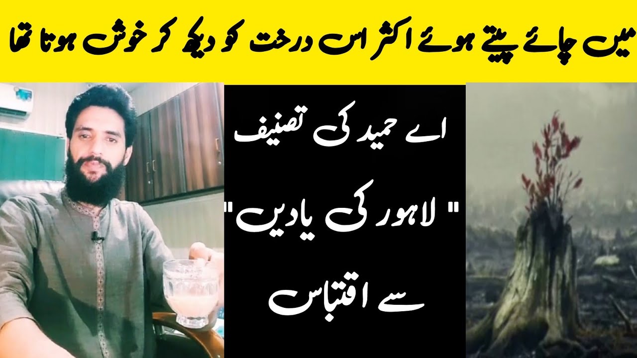 Lahore ki yadaain || Writer A. Hameed || Books corner ...