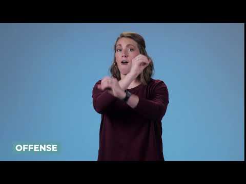 Learn How to Sign Offense in ASL | LearnHowToSign.org - YouTube