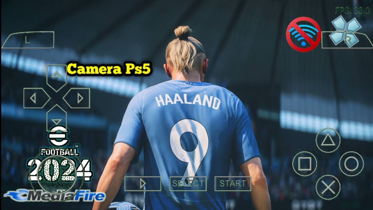 eFOOTBAL PPSSPP TERBARU 2024 FULL TRANSFER CAMERA PS 5 || NEW JERSEY ...