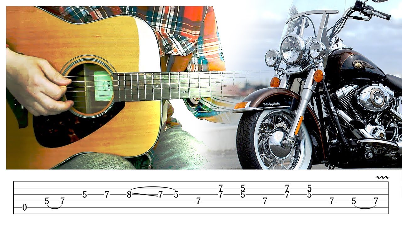 Biker Blues [Great Blues-rock, learn it!] Guitar Lesson w/ Tabs! - YouTube