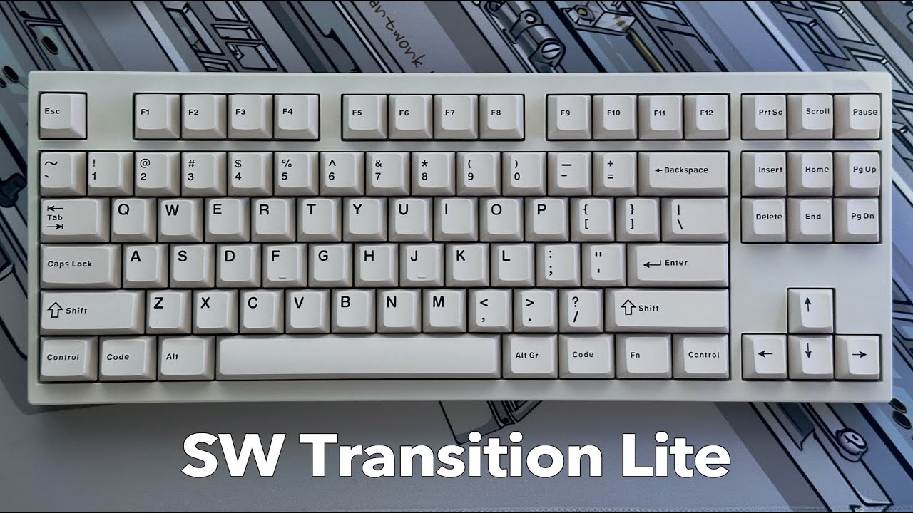 Transition Lite | 트랜지션라이트(트랜라) 베이지 폼떡 빌드 & 타건 - YouTube