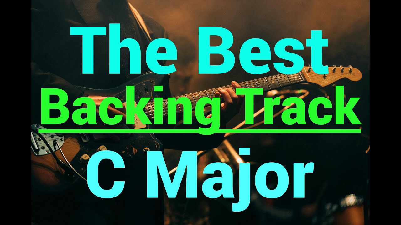 Pop Rock Backing Track | C Major | C Am F G | 70 BPM | Guitar Backing ...