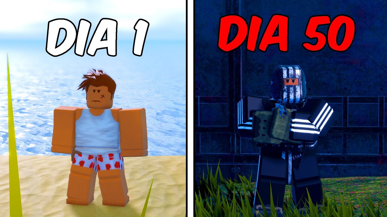 Sobreviví 50 DIAS en ROBLOX Lone Survival en SOLITARIO 😱 - YouTube