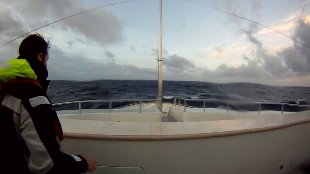 Atlantic Crossing - Rough weather - YouTube