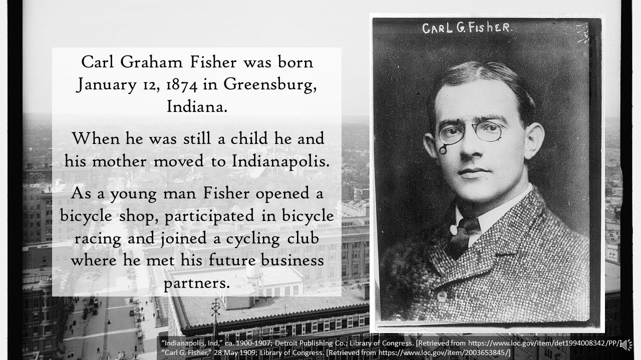 All Speed: Carl G. Fisher - YouTube