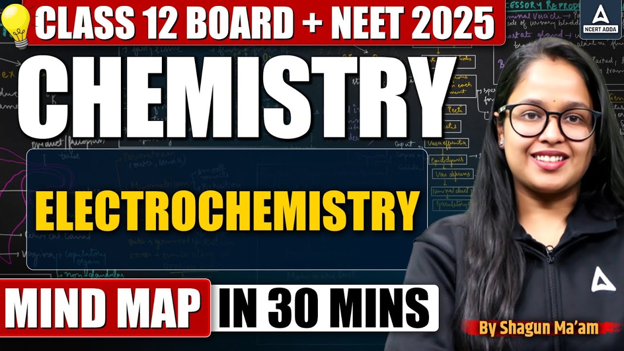Electrochemistry Class 12 ONE SHOT MIND MAP | Class 12th Chemistry ...