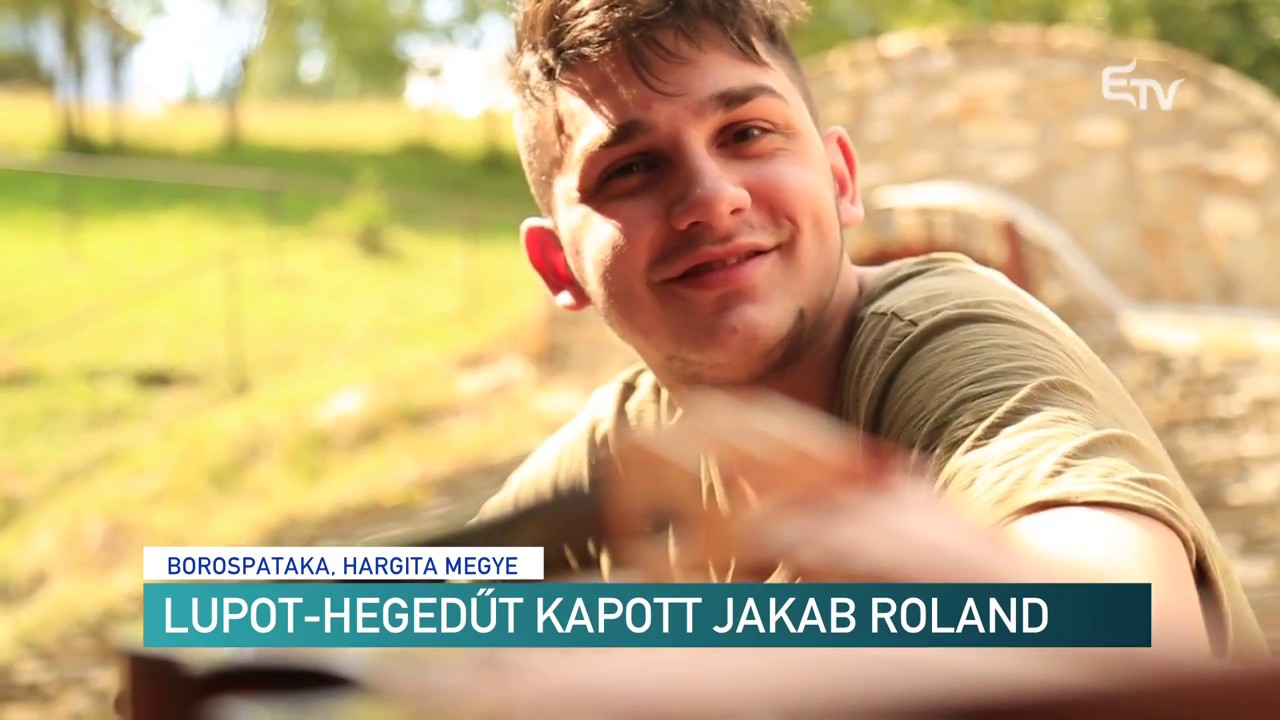 Lupot-hegedűt kapott Jakab Roland – Erdélyi Magyar Televízió - YouTube