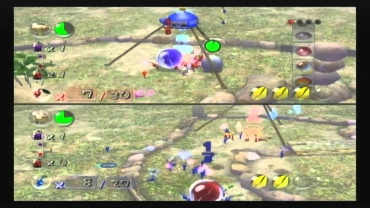 Pikmin 2 multiplayer #4 - Attack of the Volatile Dweevil! - YouTube