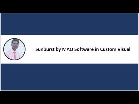 Power BI | Sunburst by MAQ Software in Custom Visual - YouTube