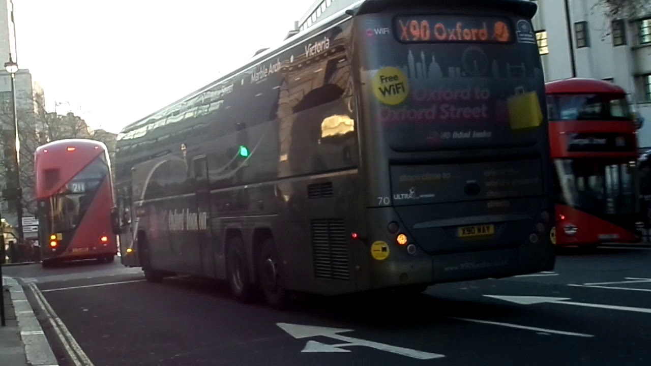 Plaxton Elite I Volvo B11RT Oxford Bus Company 70 X90AWY on a Service ...