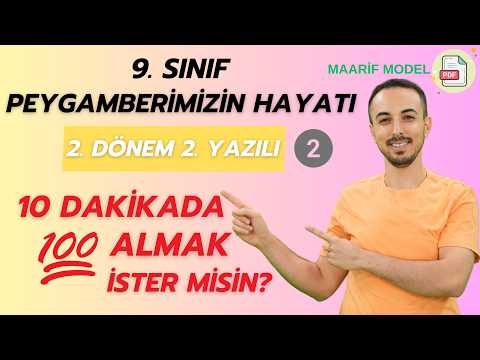 9th Grade Life of Our Prophet 2nd Term 2nd Written Exam (2)