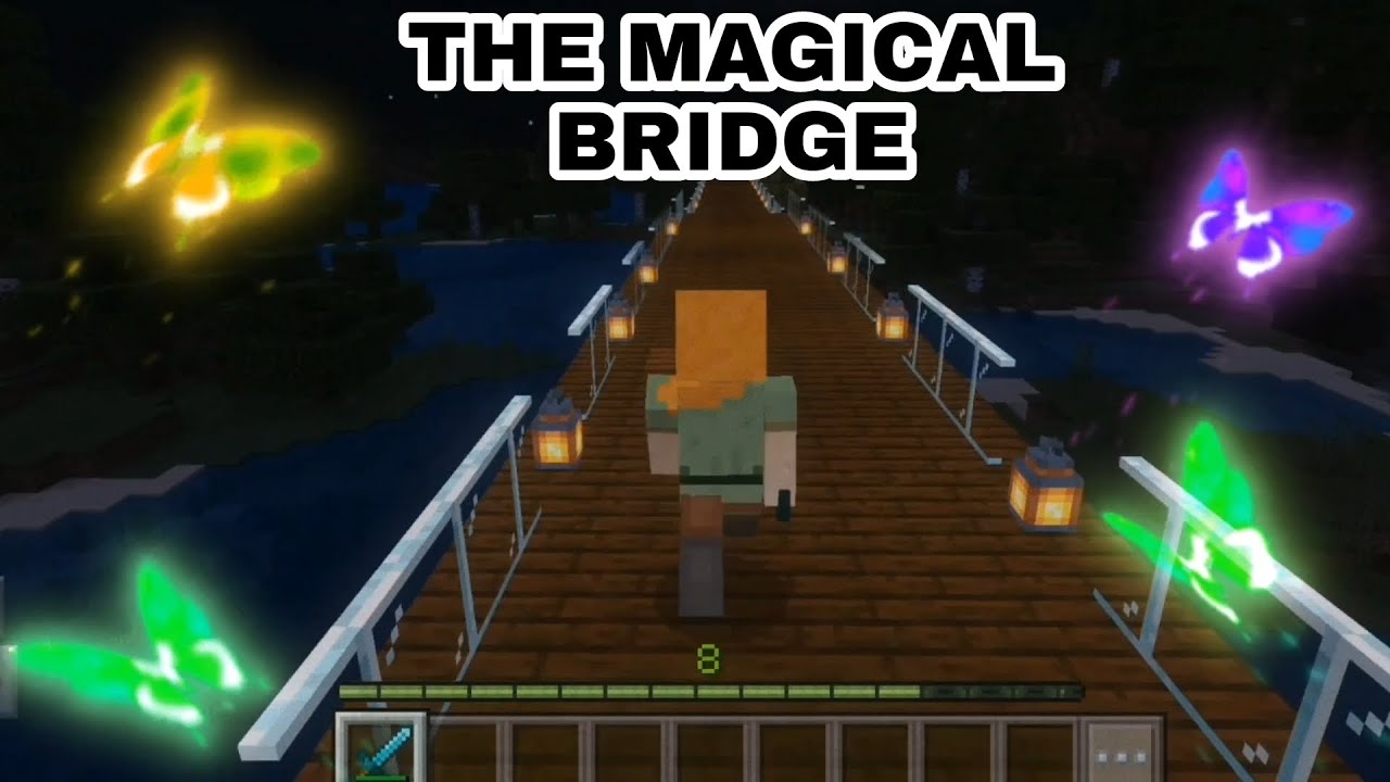 THE MAGICAL BRIDGE IS READY!!!! MUST WATCH #minecraft - YouTube