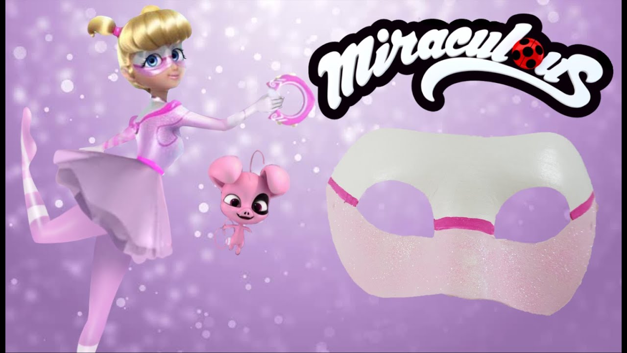 EASY DIY Miraculous Ladybug Pigella Mask Dress-up Cosplay - YouTube