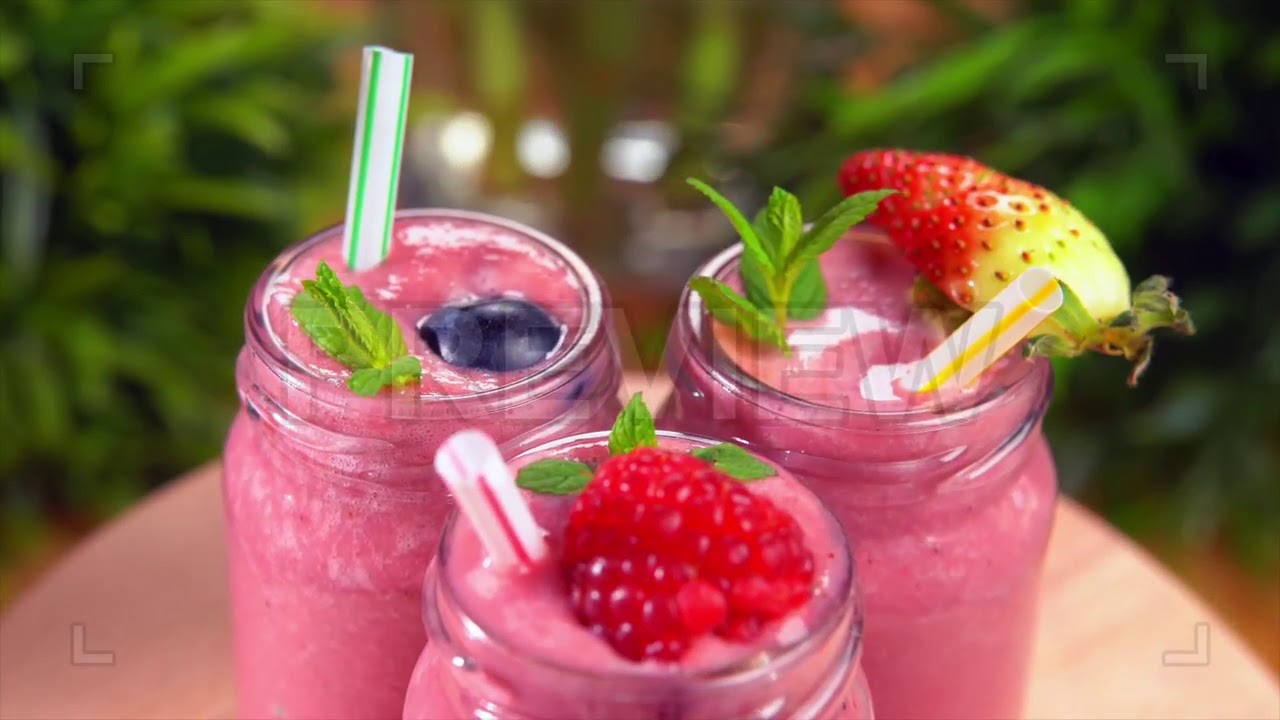 Smoothies Stock Video - YouTube