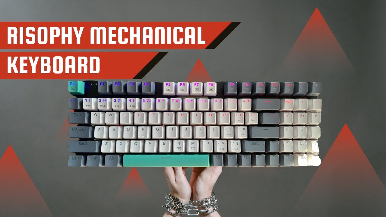 🔥REVIEW🔥 RisoPhy Wireless Mechanical Keyboard, 2.4G/USB-C/Bluetooth ...