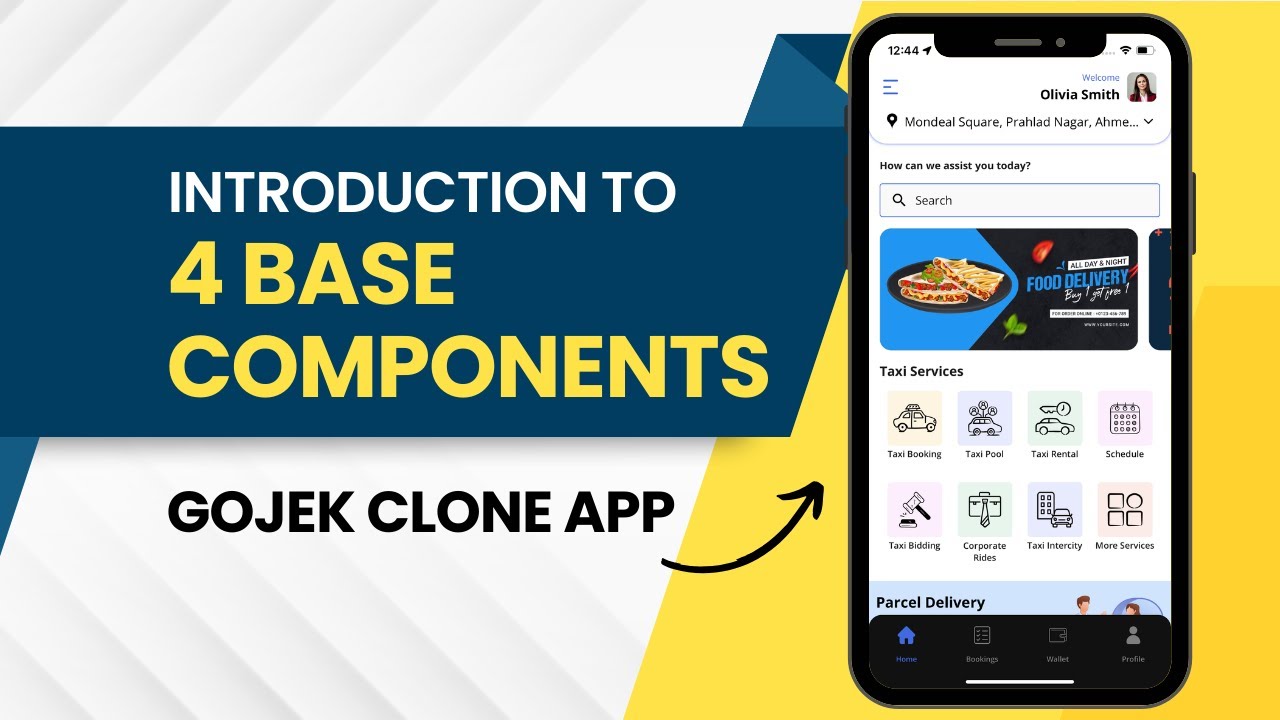 V3Cube Gojek Clone : 4 Profit-Making Base Components - YouTube