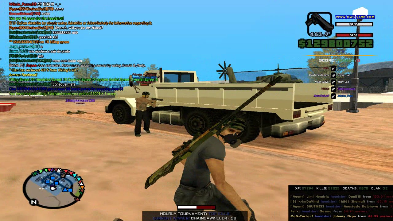 [ GTA:San Andreas MultiPlayer ] MW3:SAMP - GamePlay #20 - YouTube