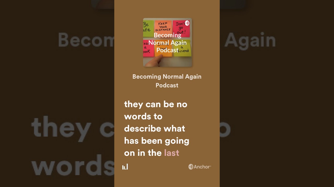 Becoming Normal Again Podcast - YouTube