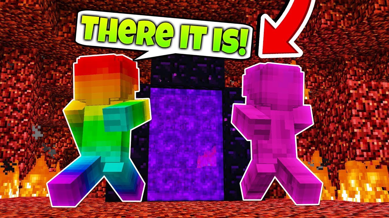 Steve Saga Origins - NETHER PORTAL HUNT - YouTube