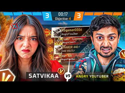 SATVIKA PRANK ON ANGRY YOUTUBER GONE WRONG😭🤯|| #prank #freefireindia #vbadge #satvik #annuplay
