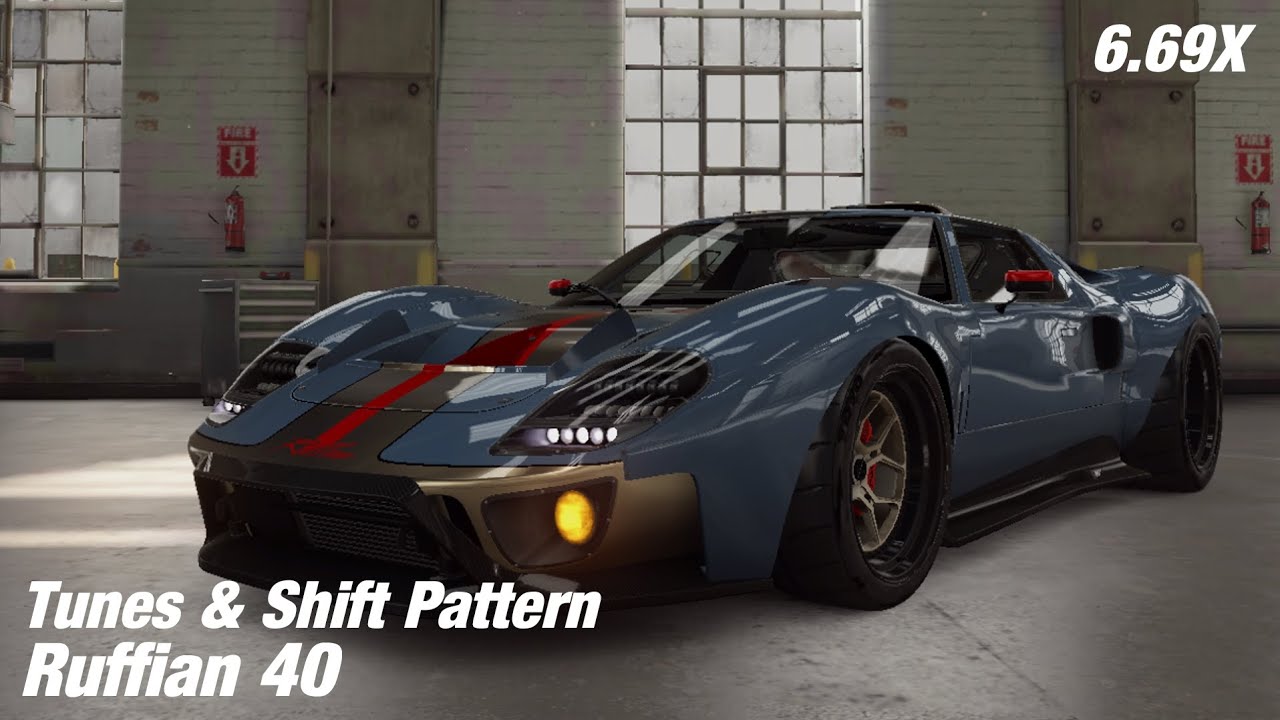 CSR2 | Ruffian 40 • tune & shift pattern • 6.69X - YouTube