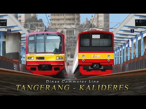 DINAS KRL COMMUTER LINE DI JALUR BROWN LINE ( TANGERANG - KALIDERES ) || OPENBVE INDONESIA PART 1