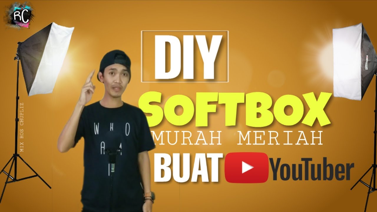 SOFTBOX TERMURAH - DIY SOFTBOX - TUTORIAL MEMBUAT SOFTBOX LIGHTING ...