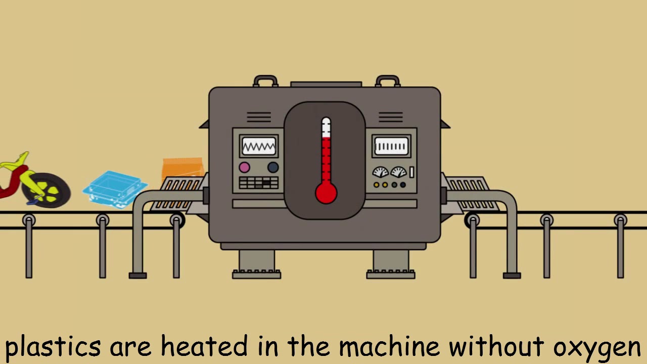An innovative way to reduce plastic waste - pyrolysis machine - YouTube