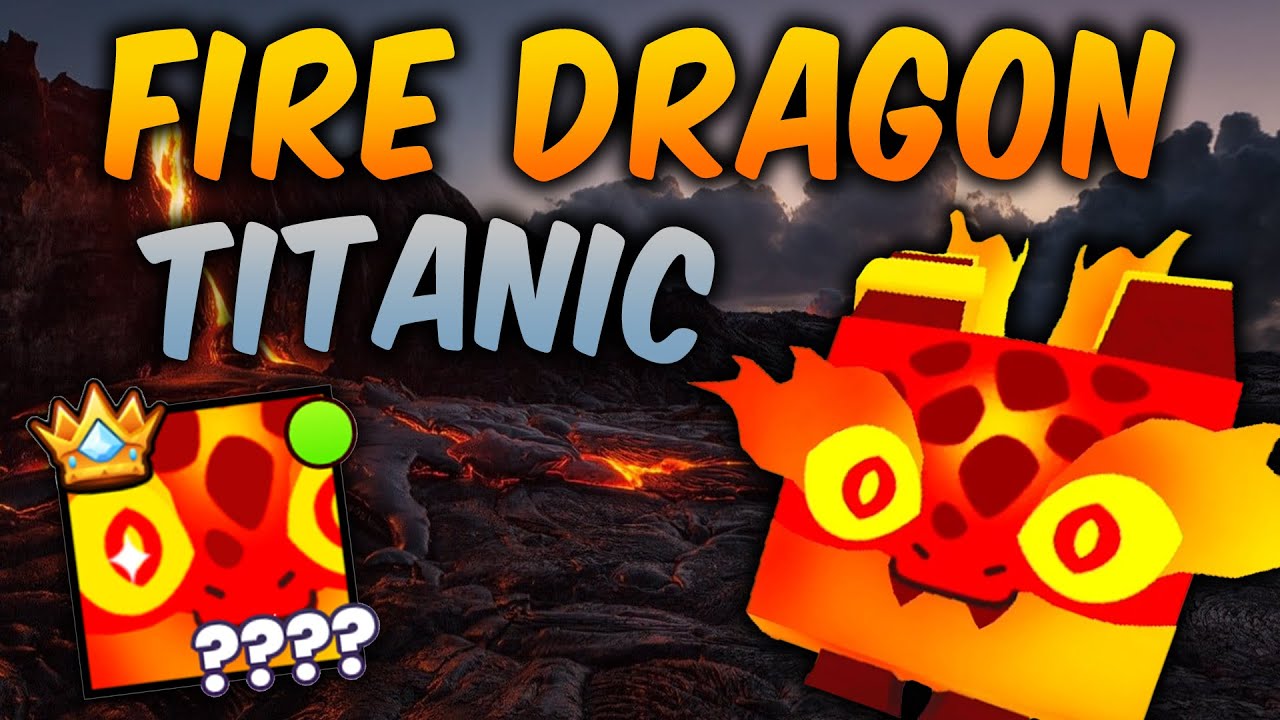 I Got A TITANIC FIRE DRAGON In Pet Simulator 99 - YouTube