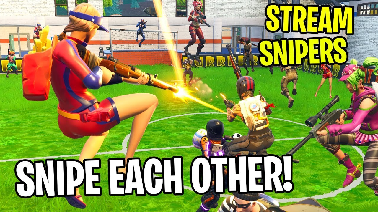 When Stream Snipers Snipe Each Other.... (Fortnite Sniper Shootout ...