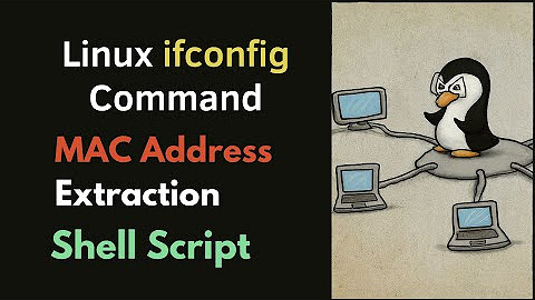 Linux shell scripts using ifconfig command - YouTube