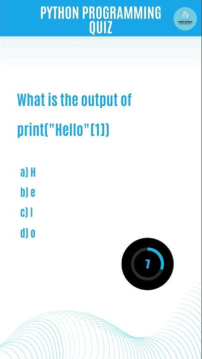 Did You Know 😱 Python Quiz Fameworldeducationalhub Shorts Quiz Pythonquiz Ytshort Youtube