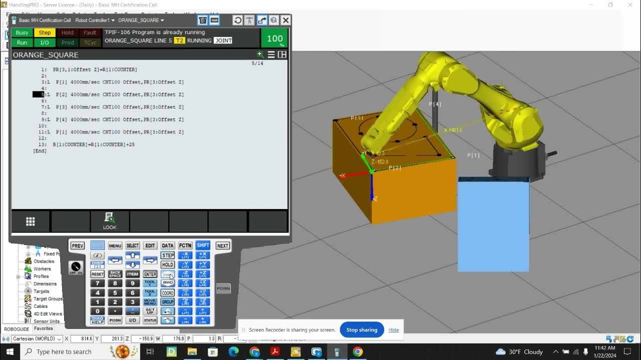 FANUC PR Offset Instructions - YouTube