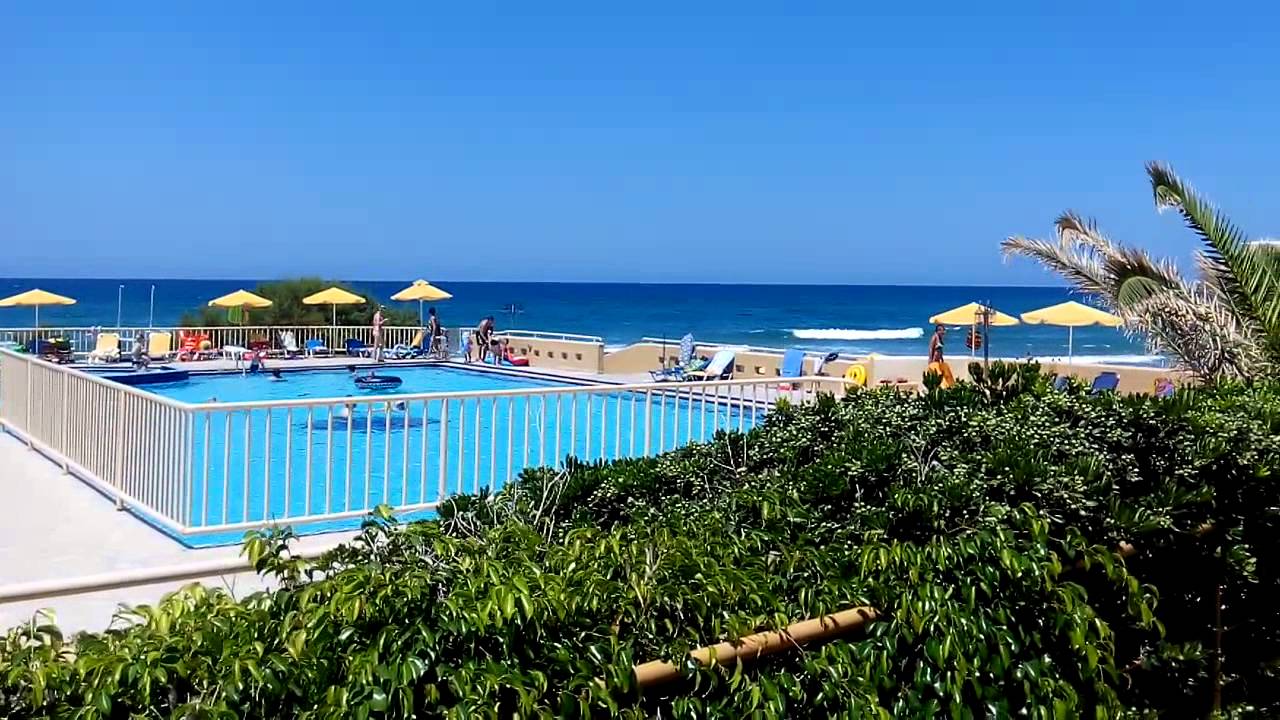 kavros beach resort crete greece - YouTube