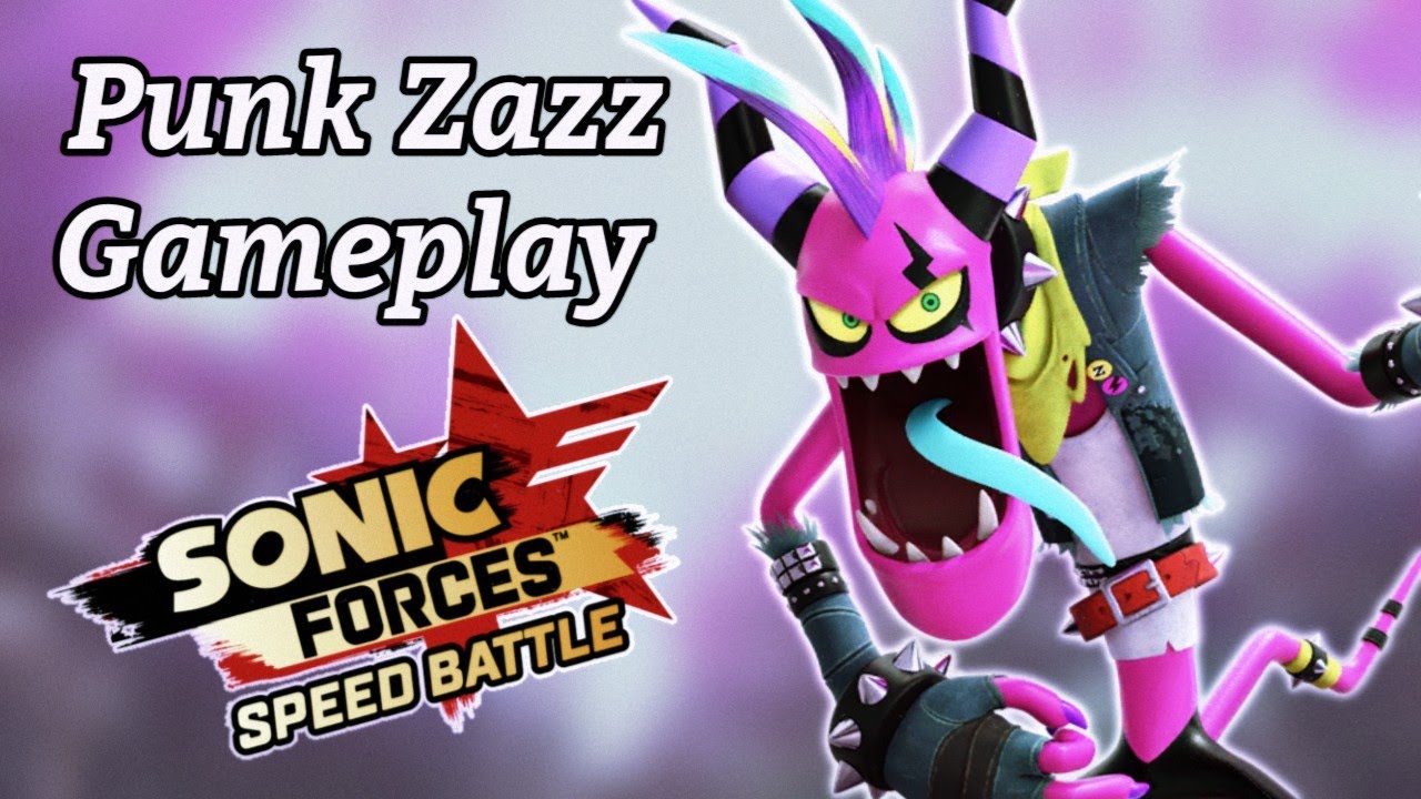 Punk Zazz Gameplay | Sonic Forces: Speed Battle - YouTube