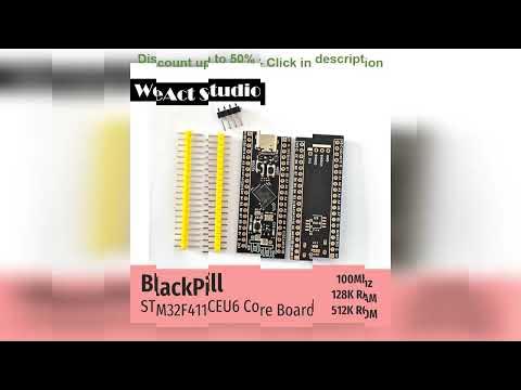 WeAct BlackPill STM32F411CEU6 STM32F4 STM32 Core Board Learning Board Development Micropython ...
