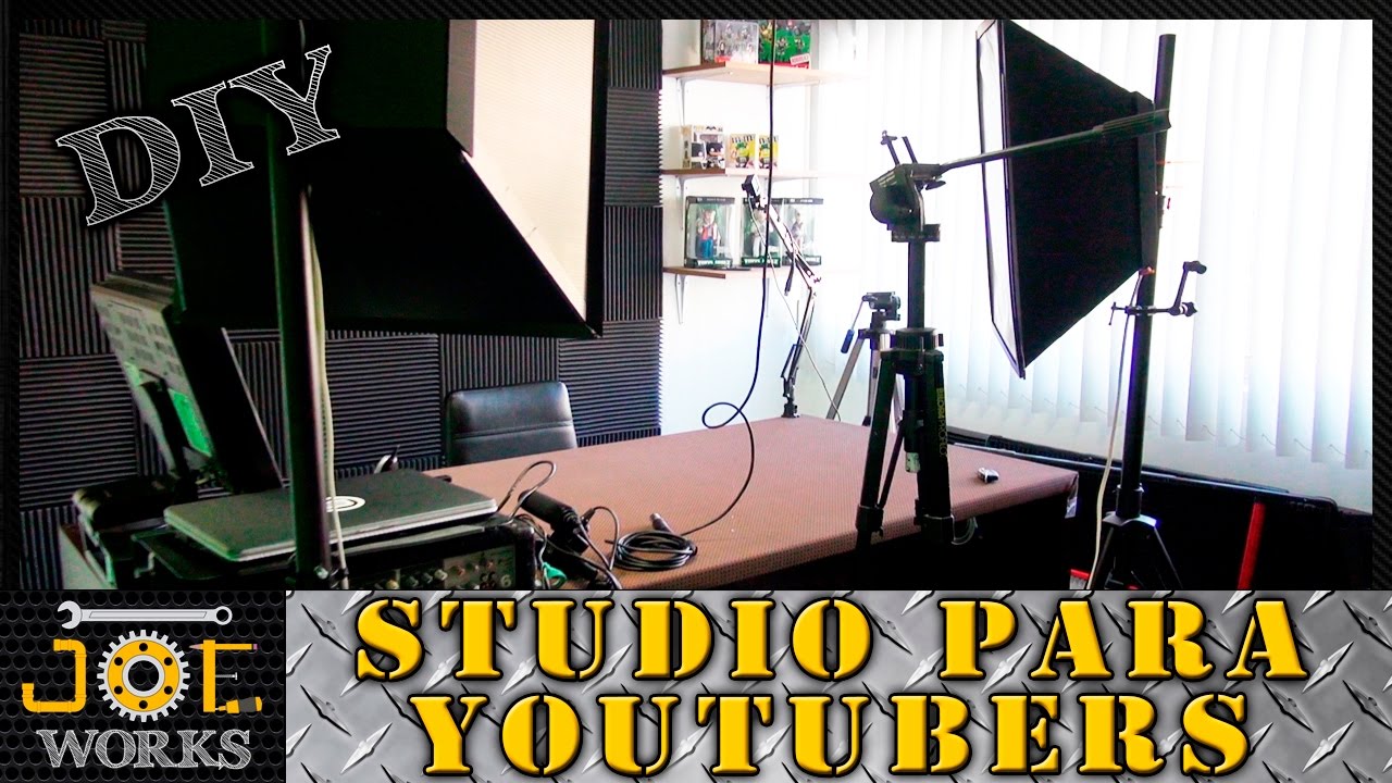 DIY: Construye tu propio estudio para grabar y editar videos en Youtube! | JOE Works - YouTube