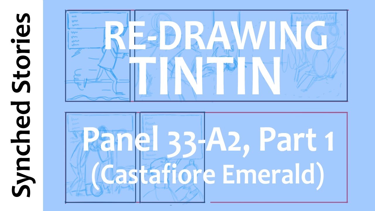 Re-drawing Tintin: Panel 33-A2 in The Castafiore Emerald -- Part 1 ...