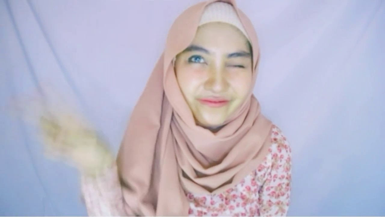Tutorial Hijab Pashmina Tanpa Jarum Pentul (super simpel) - YouTube