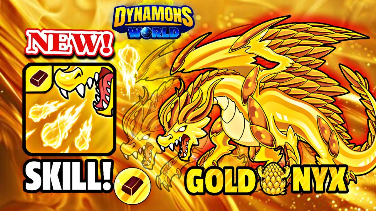New Exclusive Skill GOLDEN FIREBALLS🤩 For Goldonyx | Dynamons World New ...